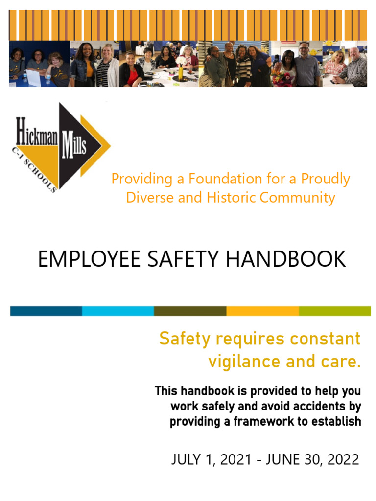 HMC1 Employee Safety Handbook | PDF | Occupational Safety And Health | Personal Protective Equipment