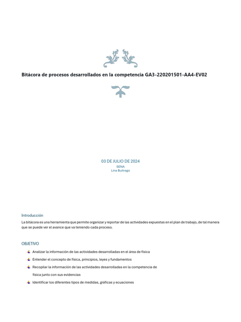 Bitácora de Procesos Desarrollados en La Competencia GA3-220201501-AA4 ...