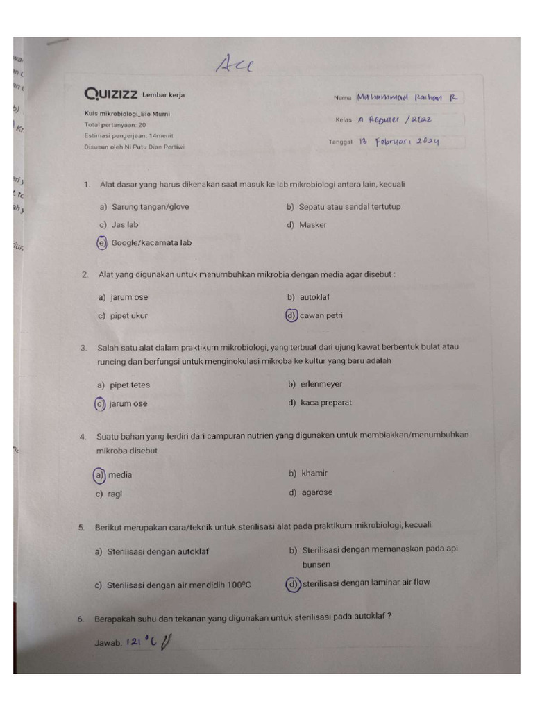 Muhammad Raihan Ramadhan (Final Kak Darto) | PDF