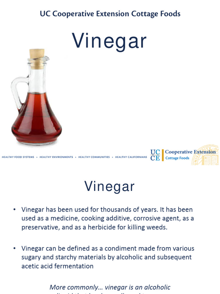 Vinegar | PDF | Vinegar | Acetic Acid