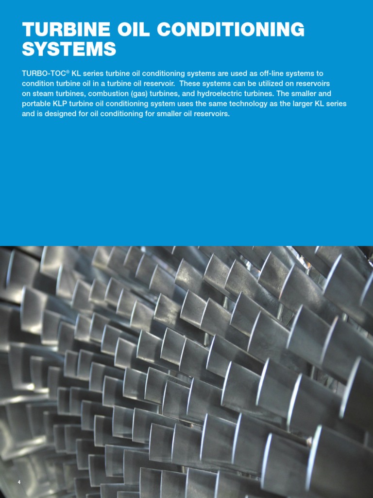 Fluid Turbine Oi Conditioning Systems | PDF | Filtration | Pump