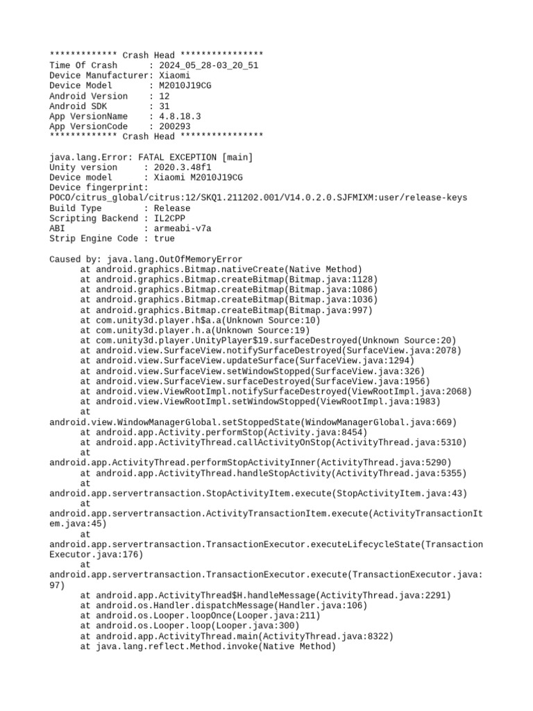 Mod Menu Crash 2024 05 28-03 20 51 | PDF | Java (Programming Language) | Android (Operating System)