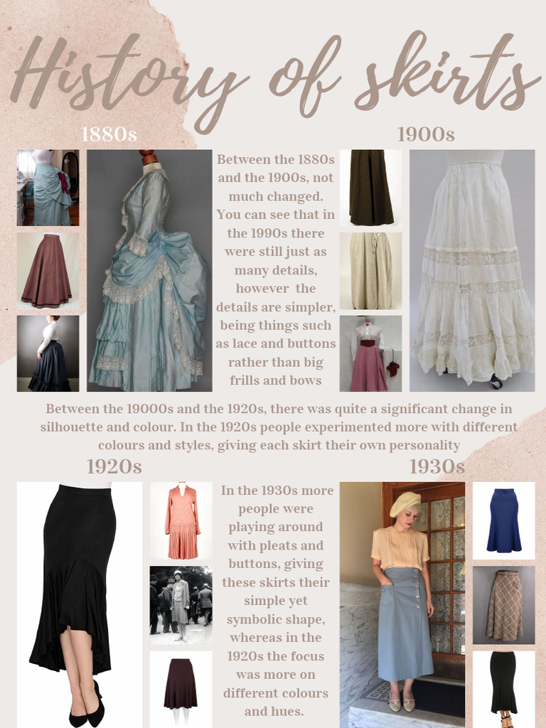 History of Skirts | PDF | Skirt | Style
