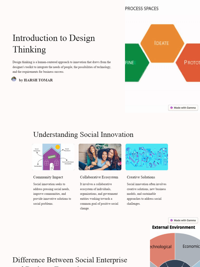 Introduction To Design Thinking | PDF | Design Thinking | Innovation