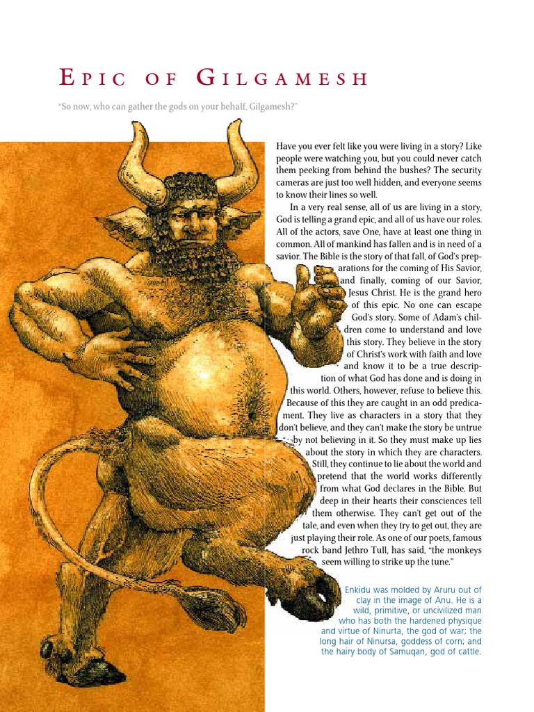 Epic of Gilgamesh | PDF