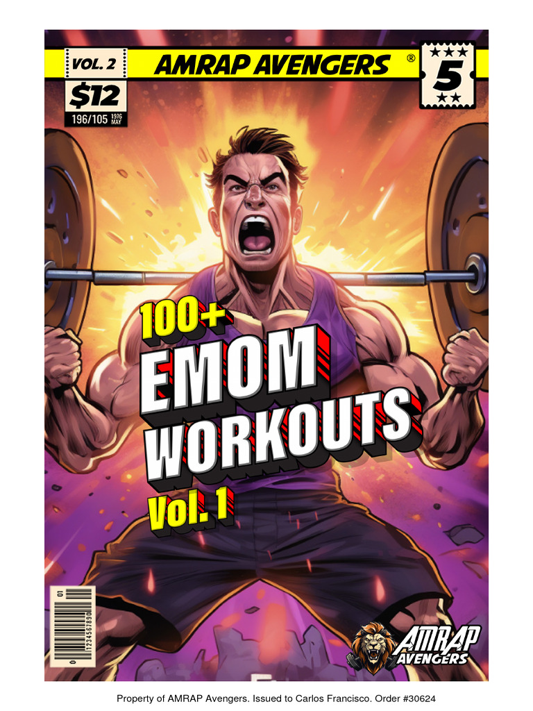 AMRAP Avengers EMOM Workout Guide | PDF | Kettlebell | Weight Training
