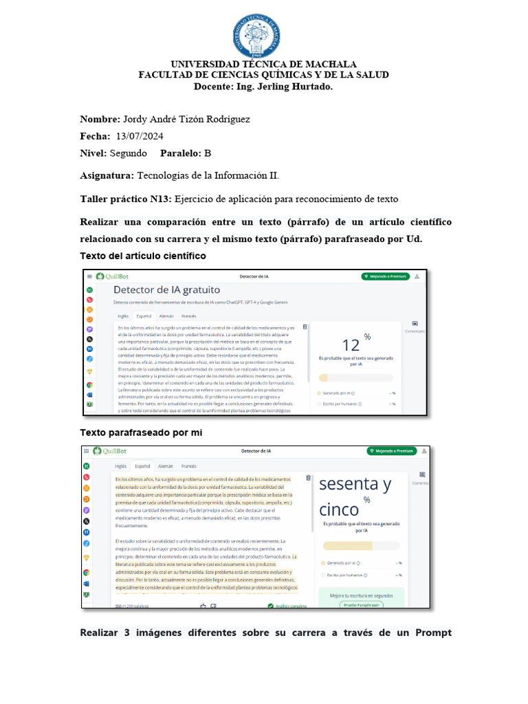 Taller Práctico N13 | PDF