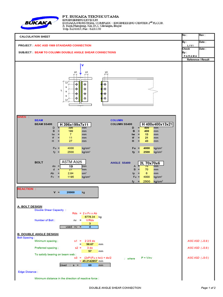 Shear Connection | PDF | Shear Stress | Structural Engineering