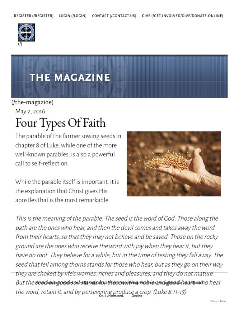 Four Types of Faith - Christian Union | PDF | Jesus | Faith