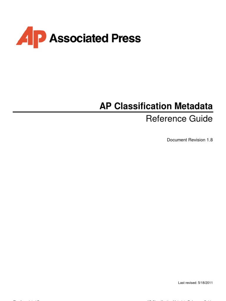 AP Classification Metadata | PDF | London Stock Exchange | Metadata