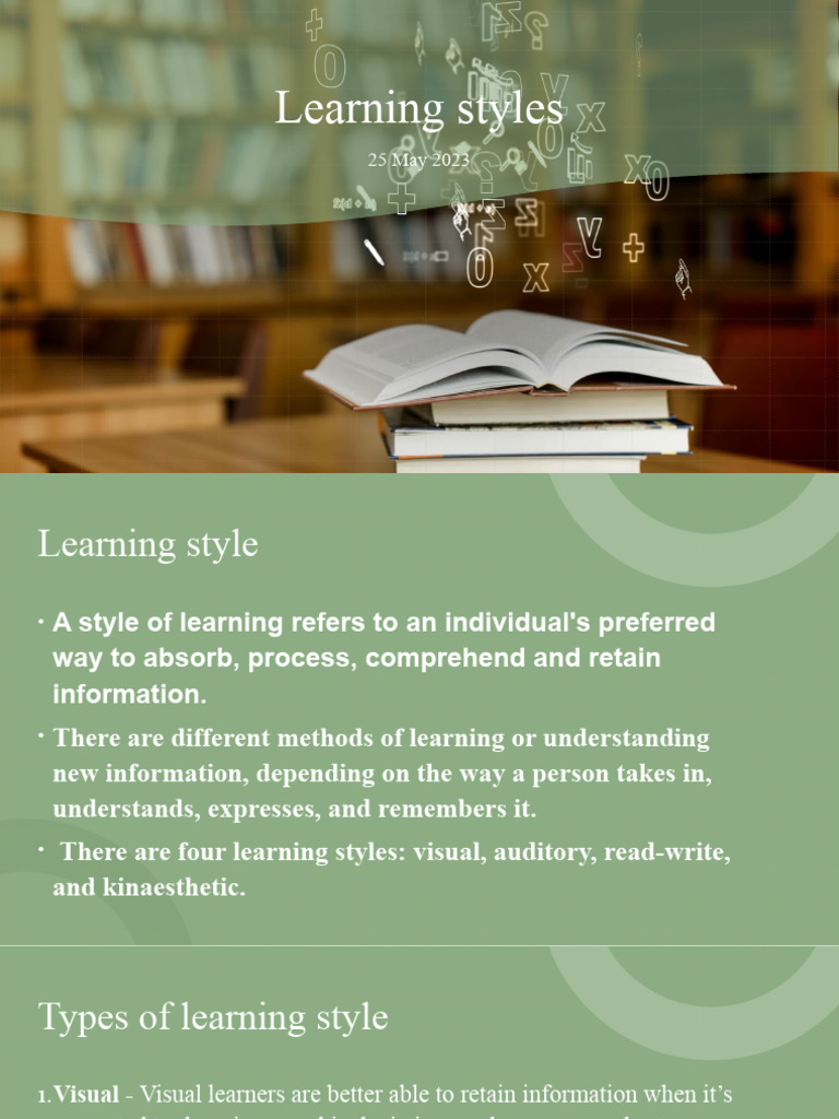 Learning Styles | PDF