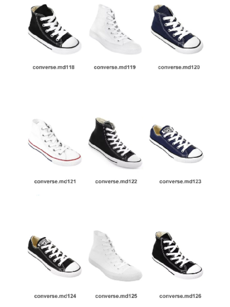 Catálogo Converse | PDF