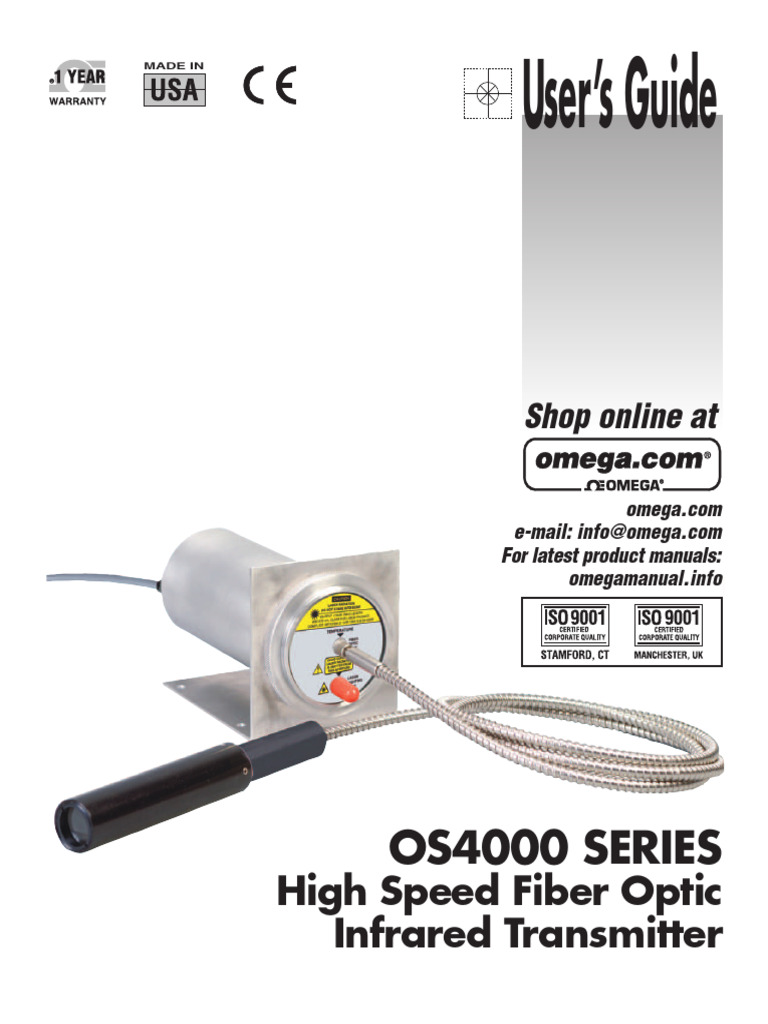 User's Guide: Os4000 Series | PDF | Optical Fiber | Menu (Computing)