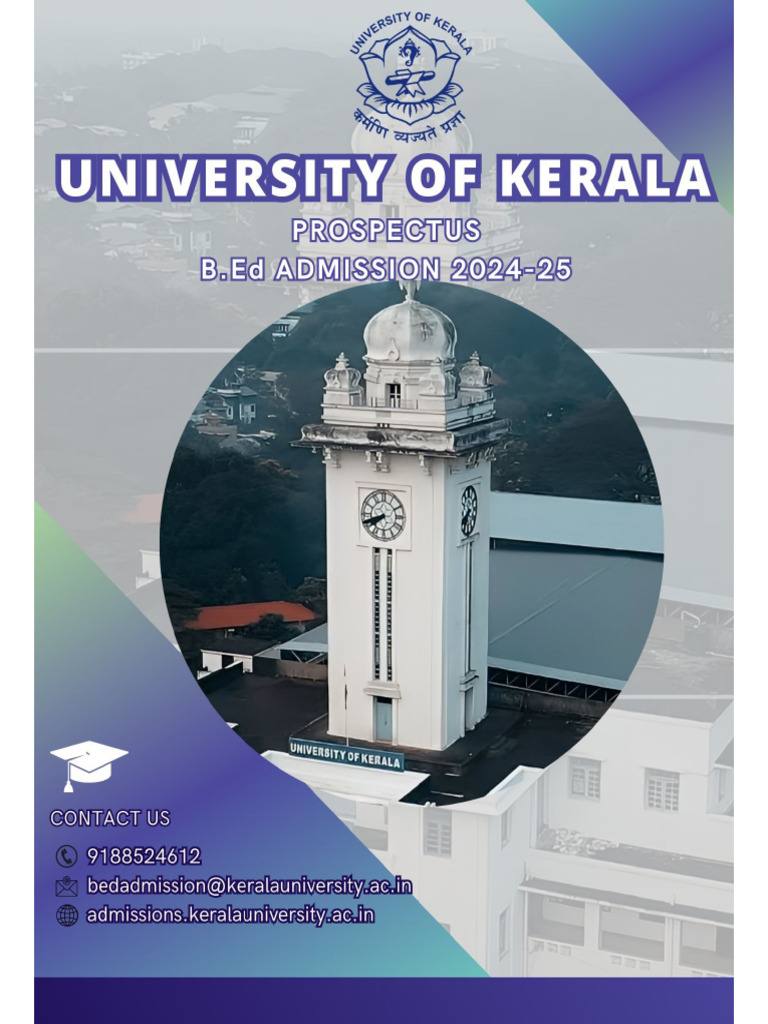 Bed Prospectus 2024 | PDF | University And College Admission | Academic ...