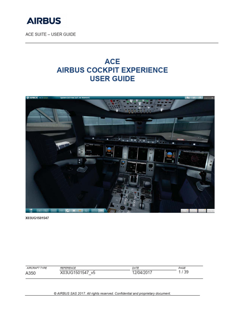 Ace Airbus Cockpit Experience User Guide | PDF | Computing | Software