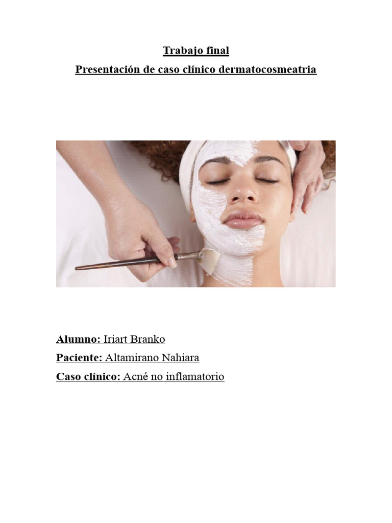 Trabajo final acne | Descargar gratis PDF | Piel