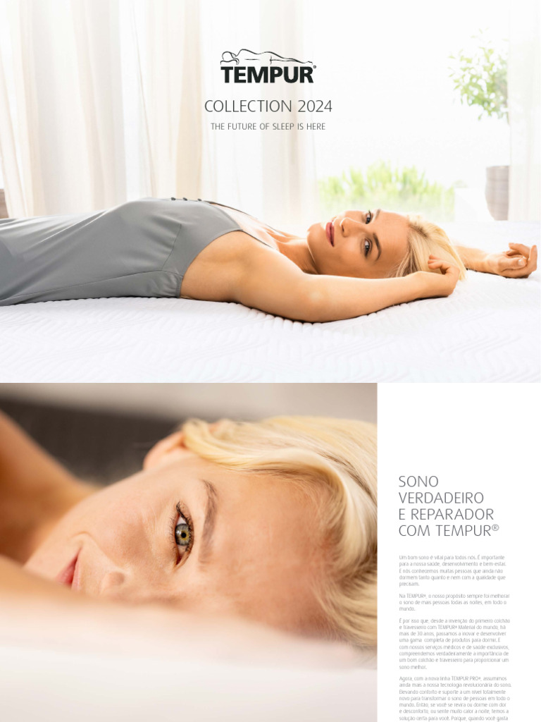 2023 12 Tempur Catalogo 2024 WhatsApp | PDF | Colchão