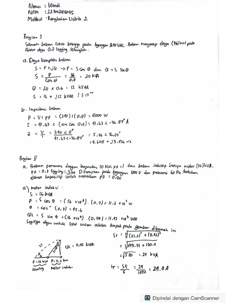 UTS RangkainListrik2 Wandi | PDF