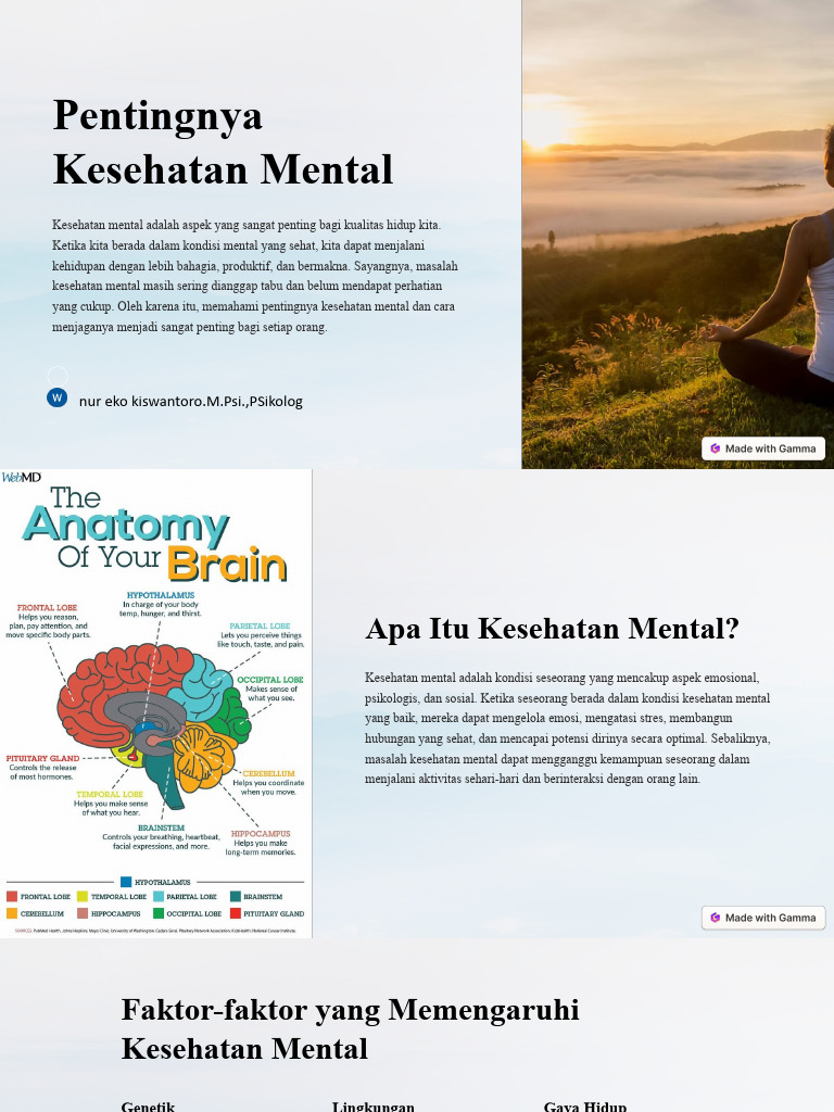 Pentingnya Kesehatan Mental | PDF