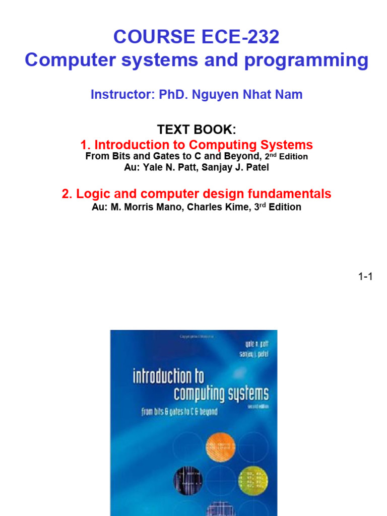 Ch00 - Introduction To Subject - Review | PDF | Computing | Arithmetic