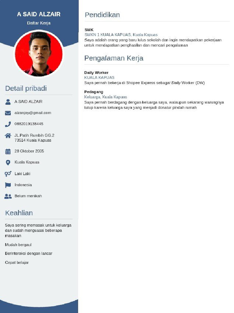 CV Kerja | PDF