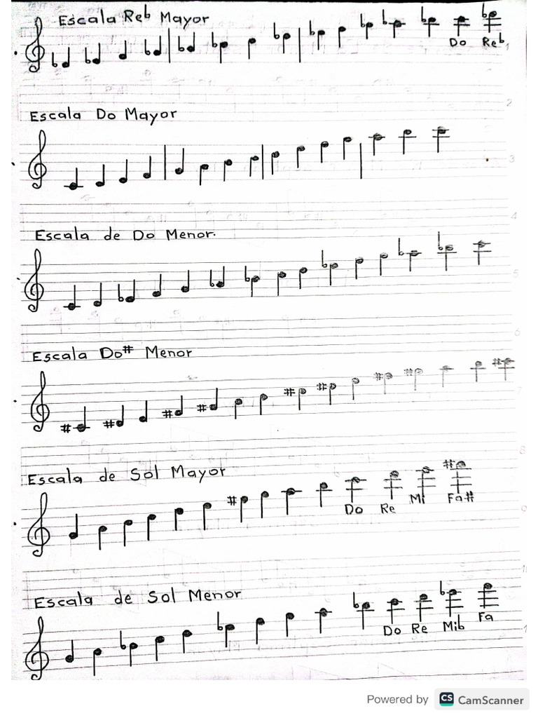 4.Escalas dos octavas. | PDF