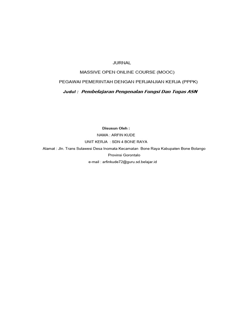 ARFIN KUDE S, PD SD TUGAS AGENDA III MANAJEMEN | PDF