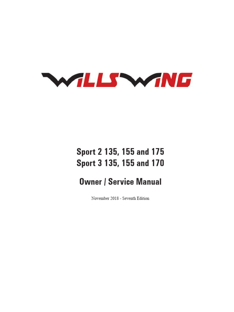 Wills Wing - Sport 2 135 Manual | PDF | Gliding | Aircraft