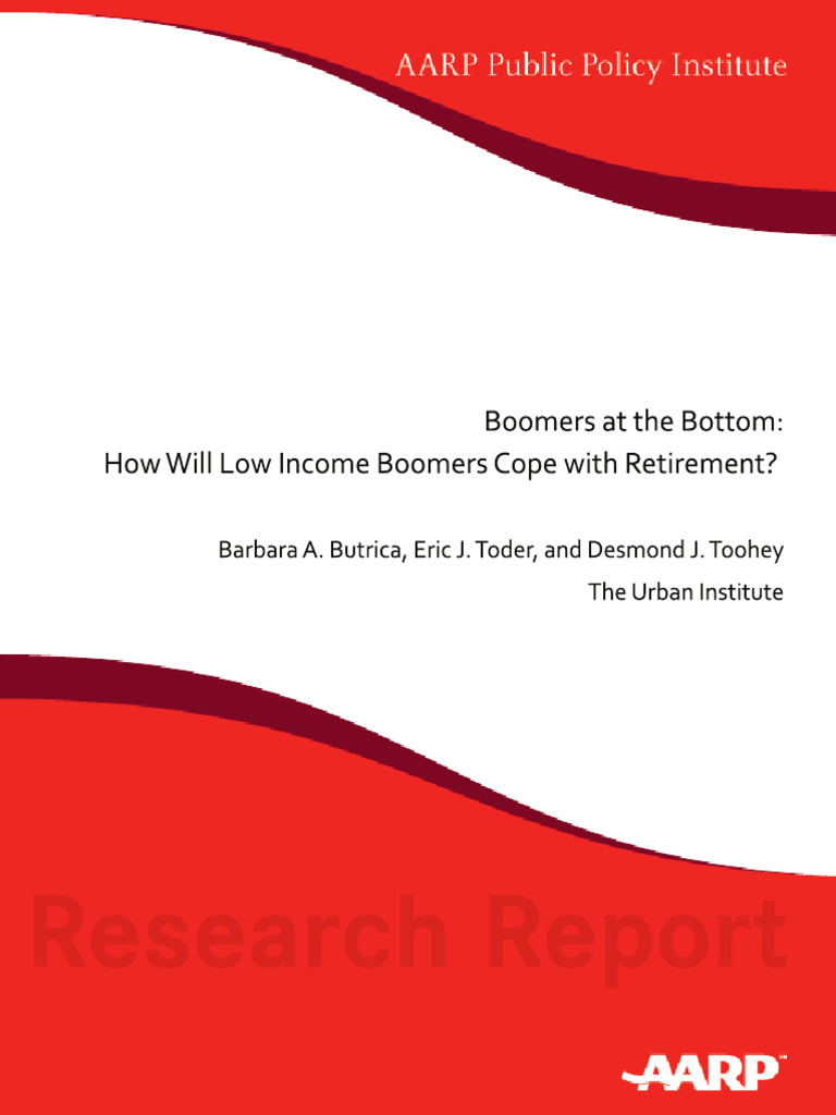How Will Low Income Boomers Cope With Retirement - PDF Room | PDF ...