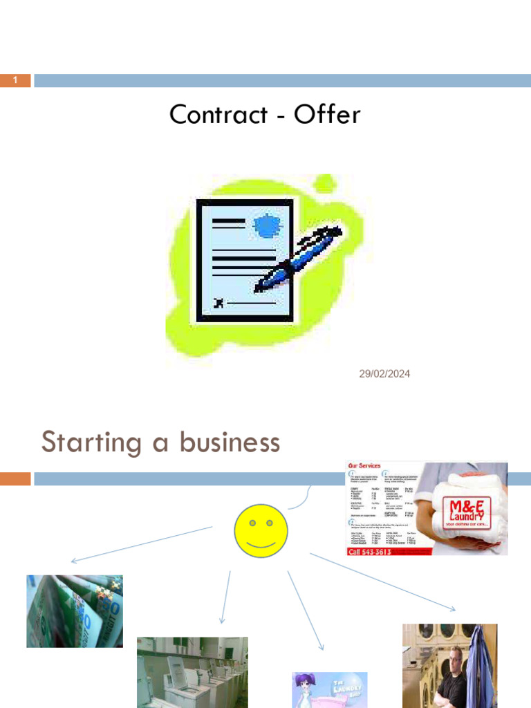 Understanding Business Contract Offers | PDF | Offer And Acceptance ...