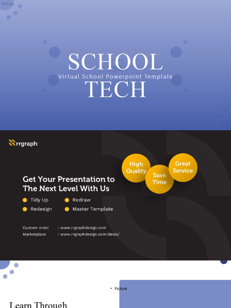 Virtual School PowerPoint Template | PDF