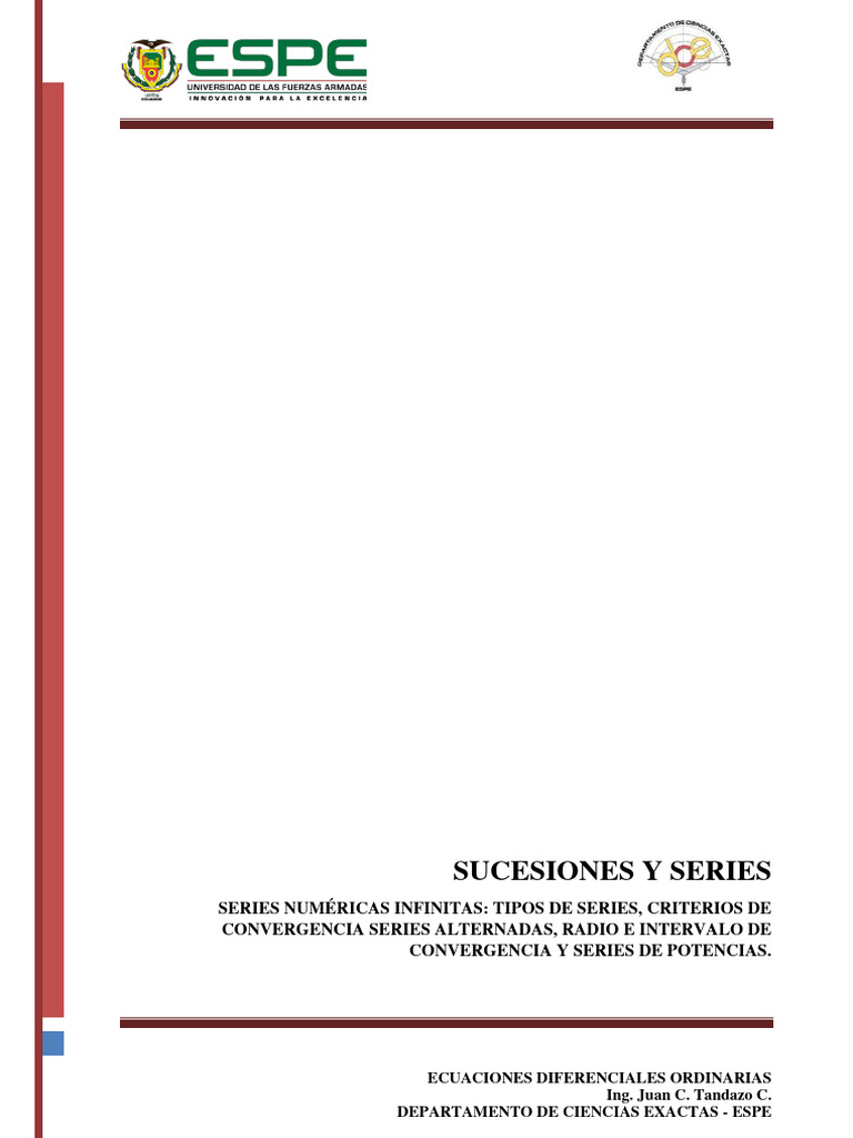 DEBER 9 | Descargar gratis PDF | Serie de potencia | Integral
