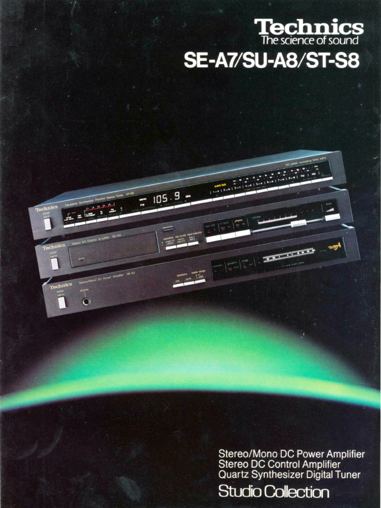 Hfe Technics Se-A7 Su-A8 St-s8 Brochure en | PDF