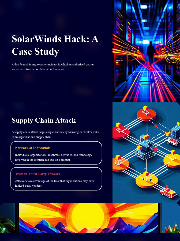 Case Study - SolarWinds Hack | PDF | Computer Security | Security