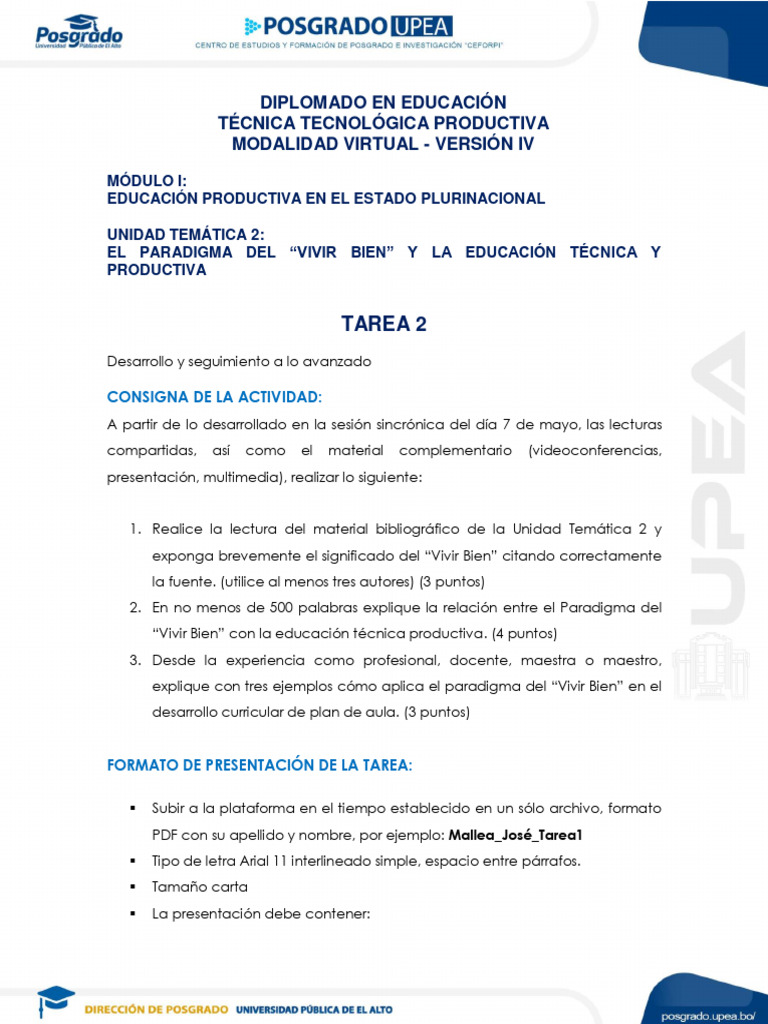 Orientaciones Didácticas Ut2 - Tarea 2 | PDF | Arte