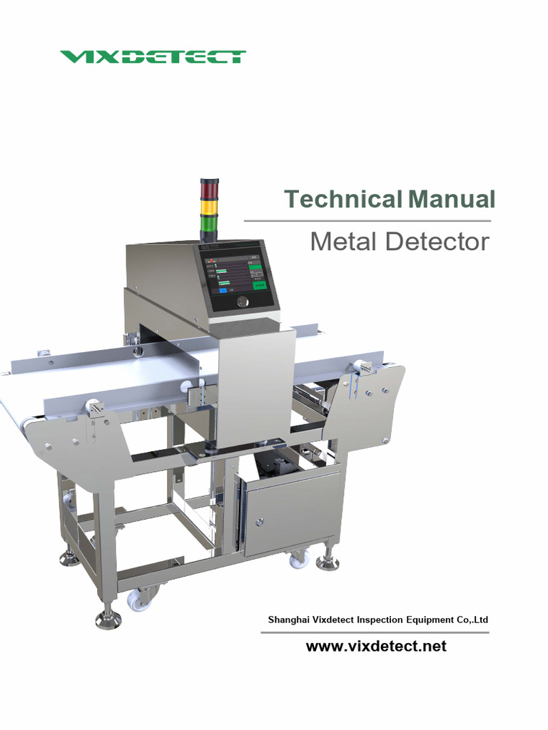 Metal Detector Technical Manual_Vixdetect | PDF | Belt (Mechanical ...