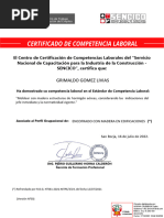 Certificado de Computación | PDF