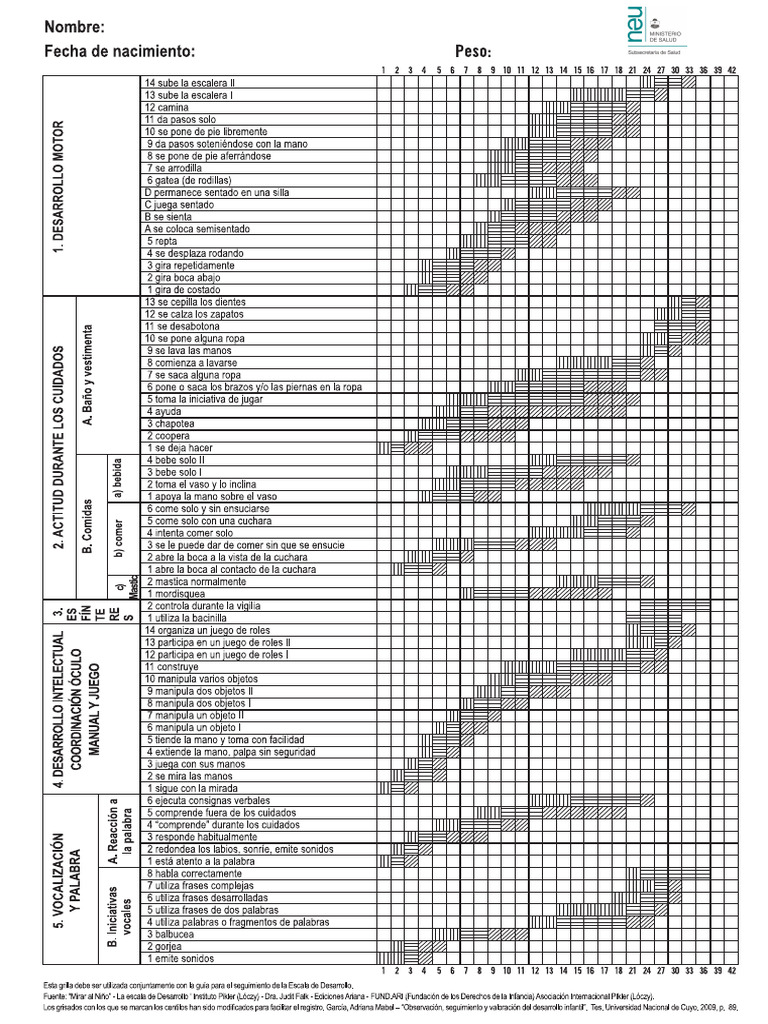 Escala Pikler Loczy | PDF