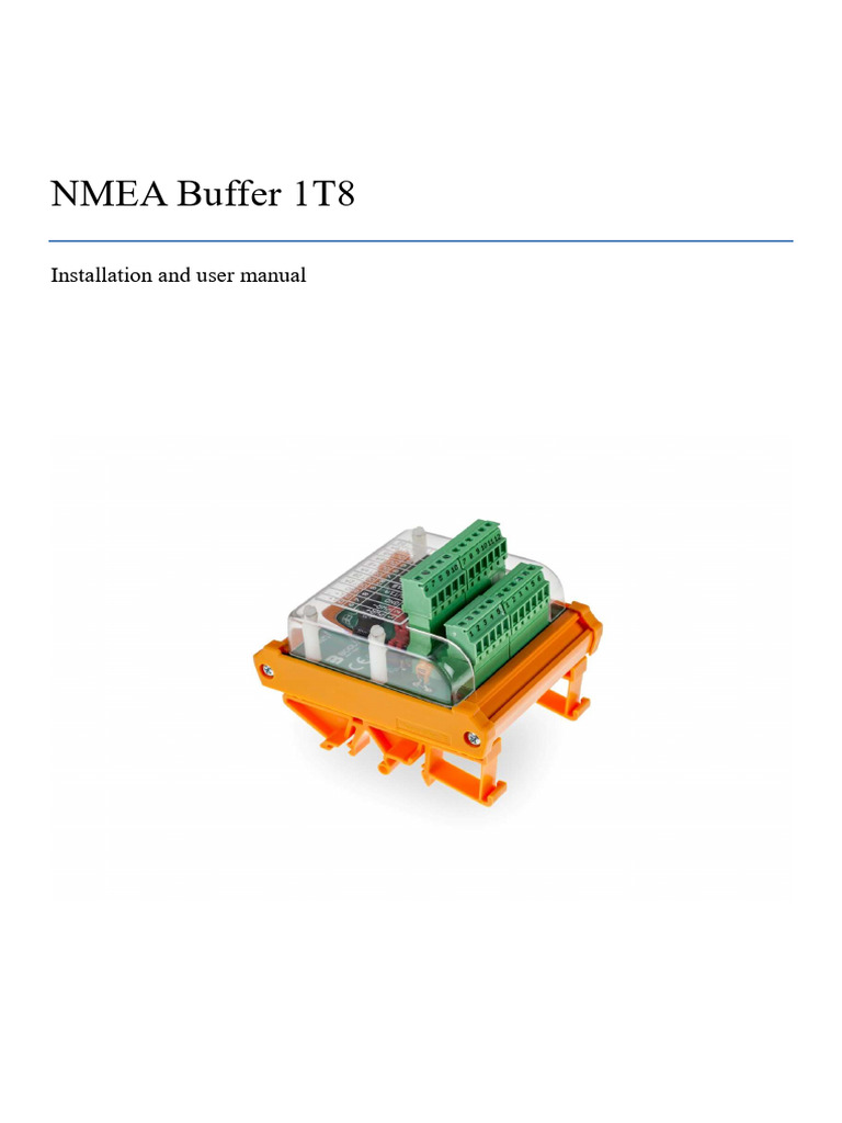 Boolean Nmea Buffer 1t8 Pdf Power Supply Electronics