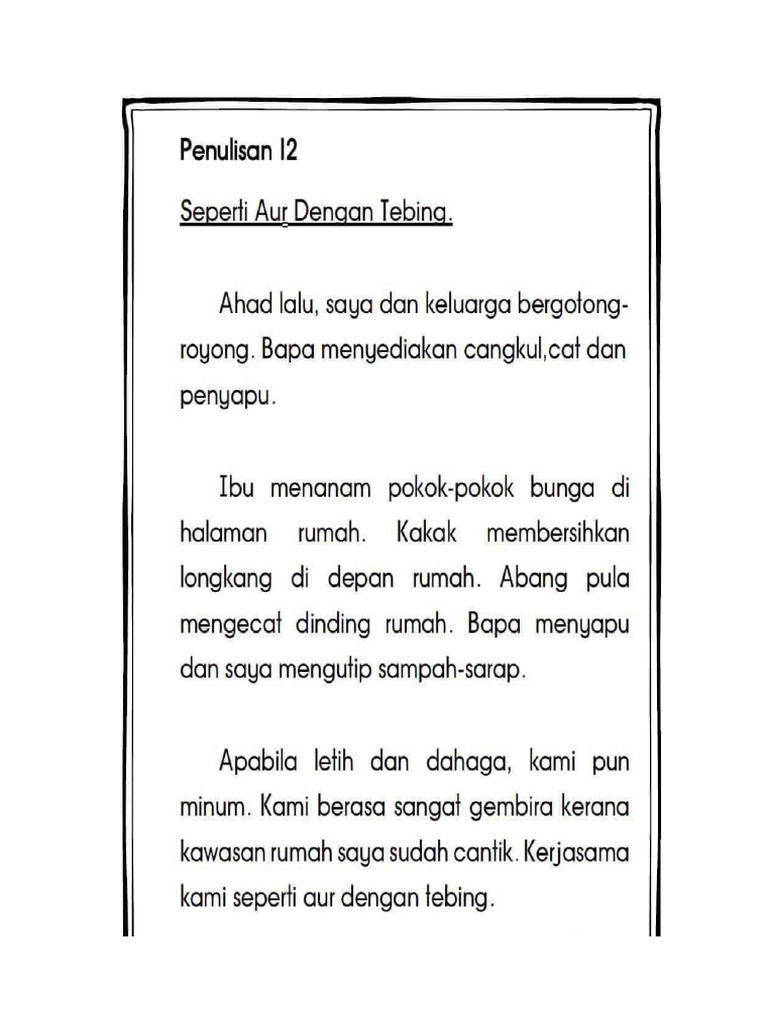 Latihan Karangan Aisy | PDF
