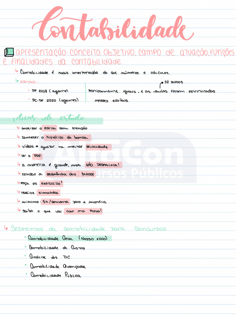 1 Conceito, Objetivo, Campo de Atuação, Funções e Finalidades Da ...