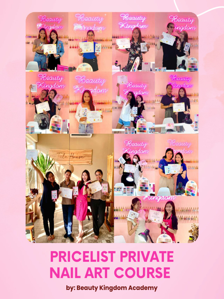 PROMO Discount 55% Private Nail Art Course by Beauty Kingdom | PDF ...