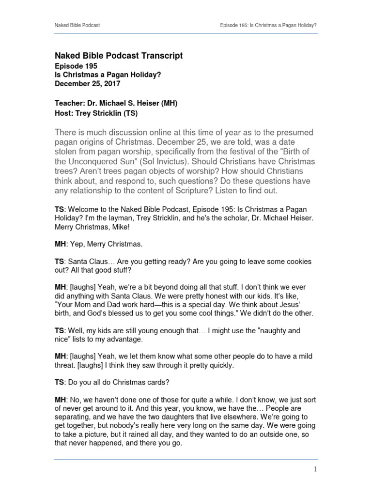 NB-195-Transcript | PDF | Jesus | Nativity Of Jesus