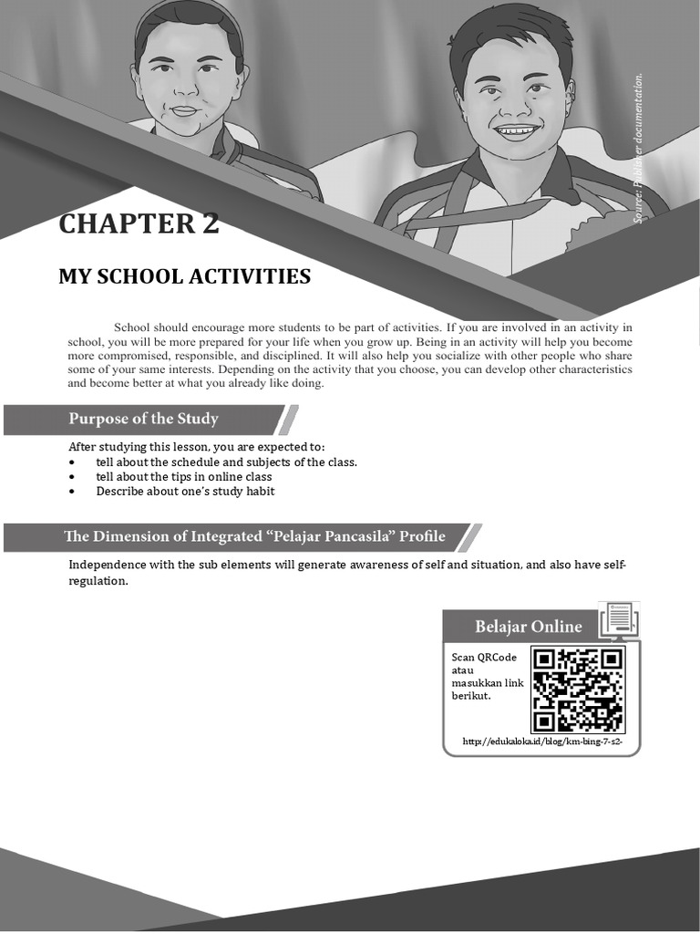 Chapter 2 - LKPD Bahasa Inggris Kelas 7 | PDF