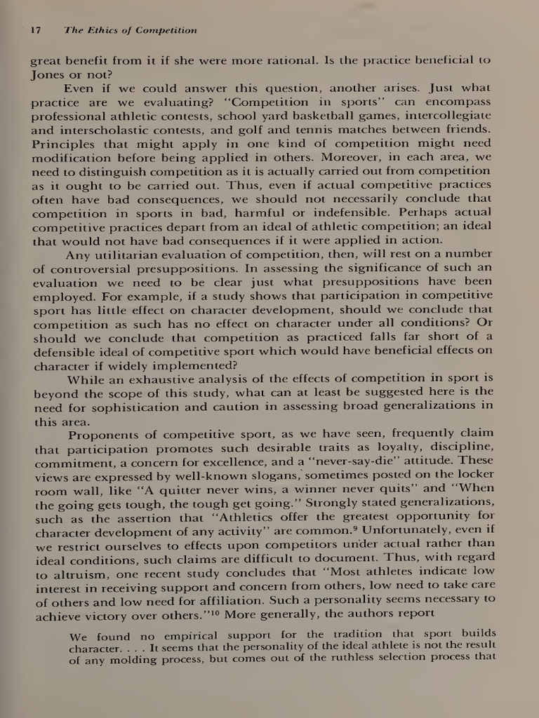 Robert L. Simon - Sports and Social Values Vol. 4 | PDF | Competition ...