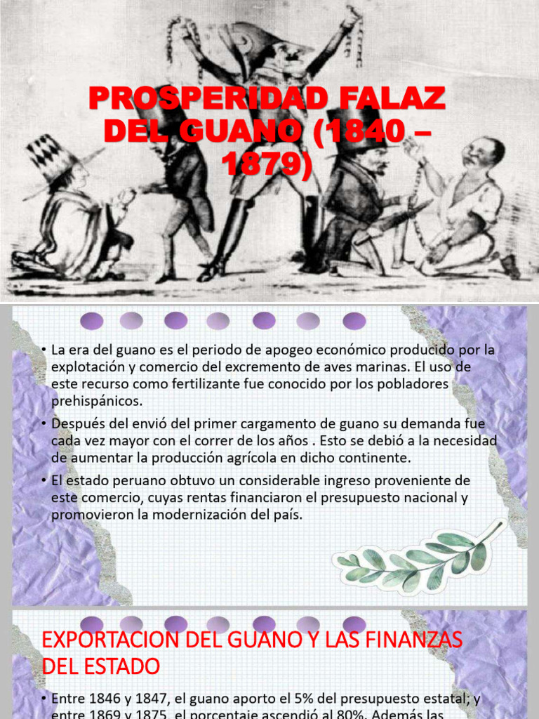 Prosperidad Falaz Del Guano (1840 - 1879 | PDF | Economias