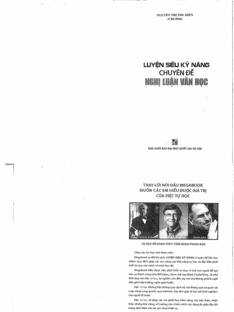 Luyen Sieu Ky Nang Chuyen de Nghi Luan Van Hoc | PDF