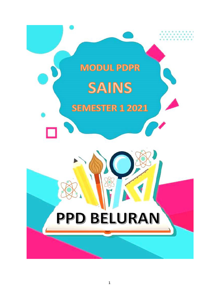 Modul PDPR Sains Tahun 6 Sem 1 PPD Beluran | PDF