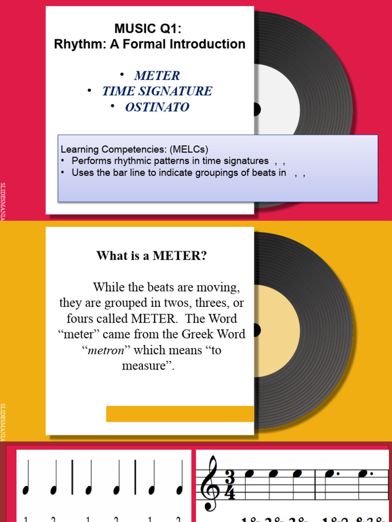W2 Q1 Lesson 2 Time Signature | PDF | Rhythm | Rhythm And Meter