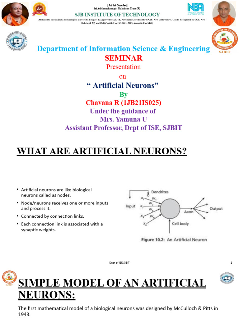 Artificial Neurons | PDF | Applied Mathematics | Statistical Classification
